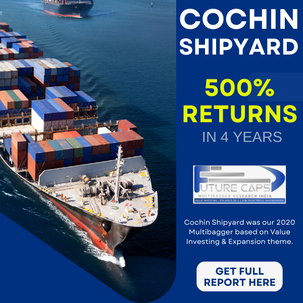 Cochin Shipyard 500% Returns - Tracking & Updates | Futurecaps Stocks